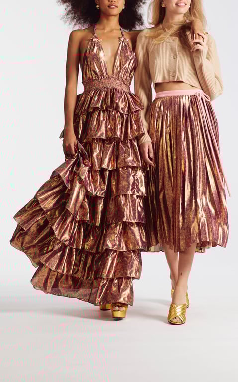 Stunning Metallic Designer Dresses Are Essential For Party Season! - We ...