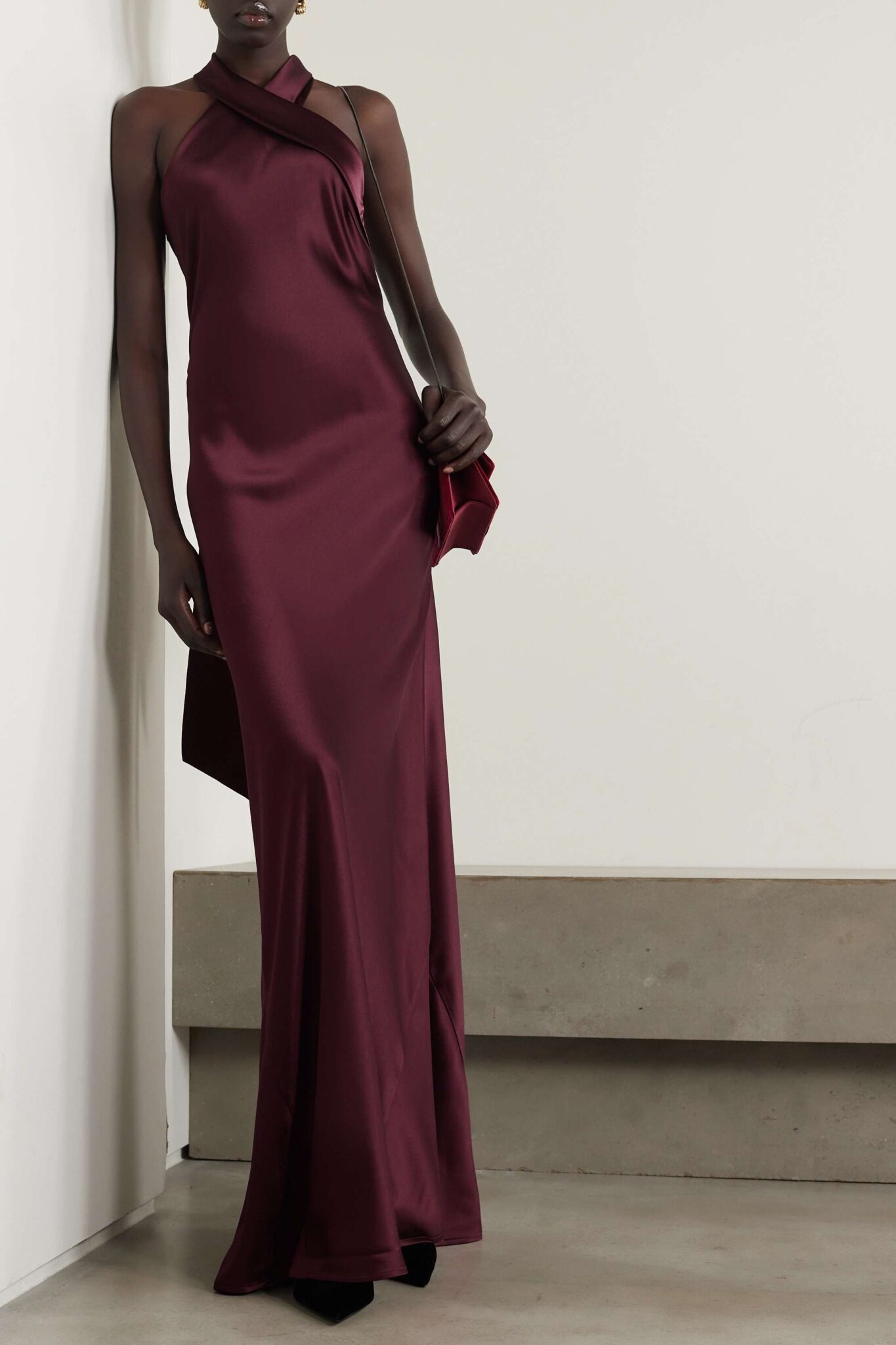 GALVAN Liquid Twist-front Cutout Sequined Tulle Gown - We Select Dresses