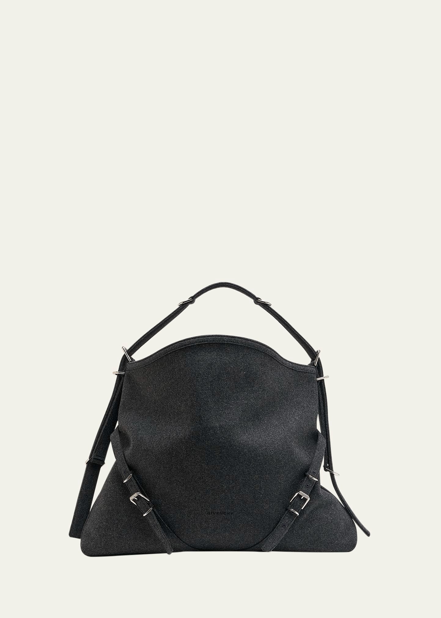 GIVENCHY Voyou Small Textured-leather Shoulder Bag - We Select Dresses