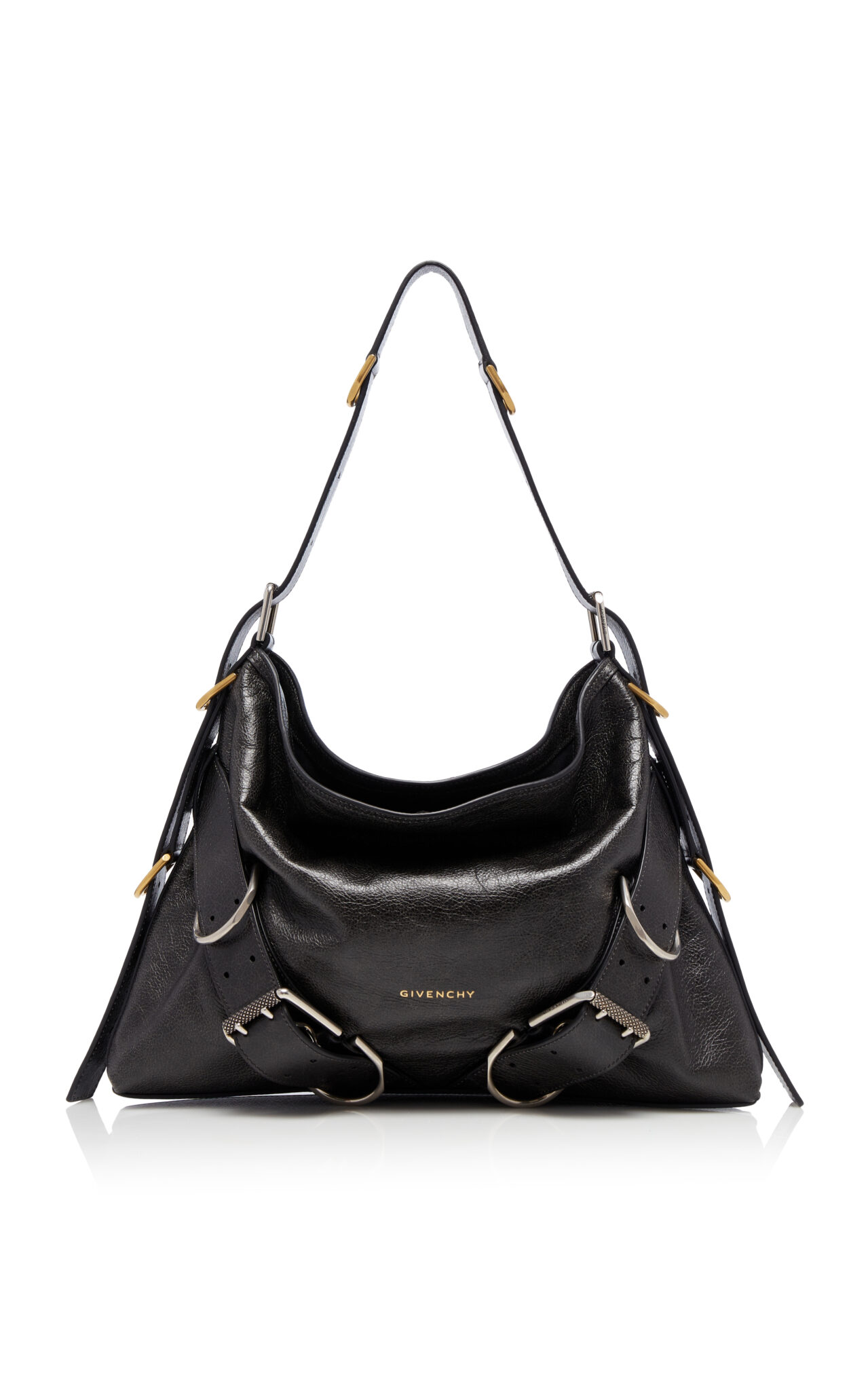 GIVENCHY Medium Voyou Boyfriend Leather Hobo Bag - We Select Dresses
