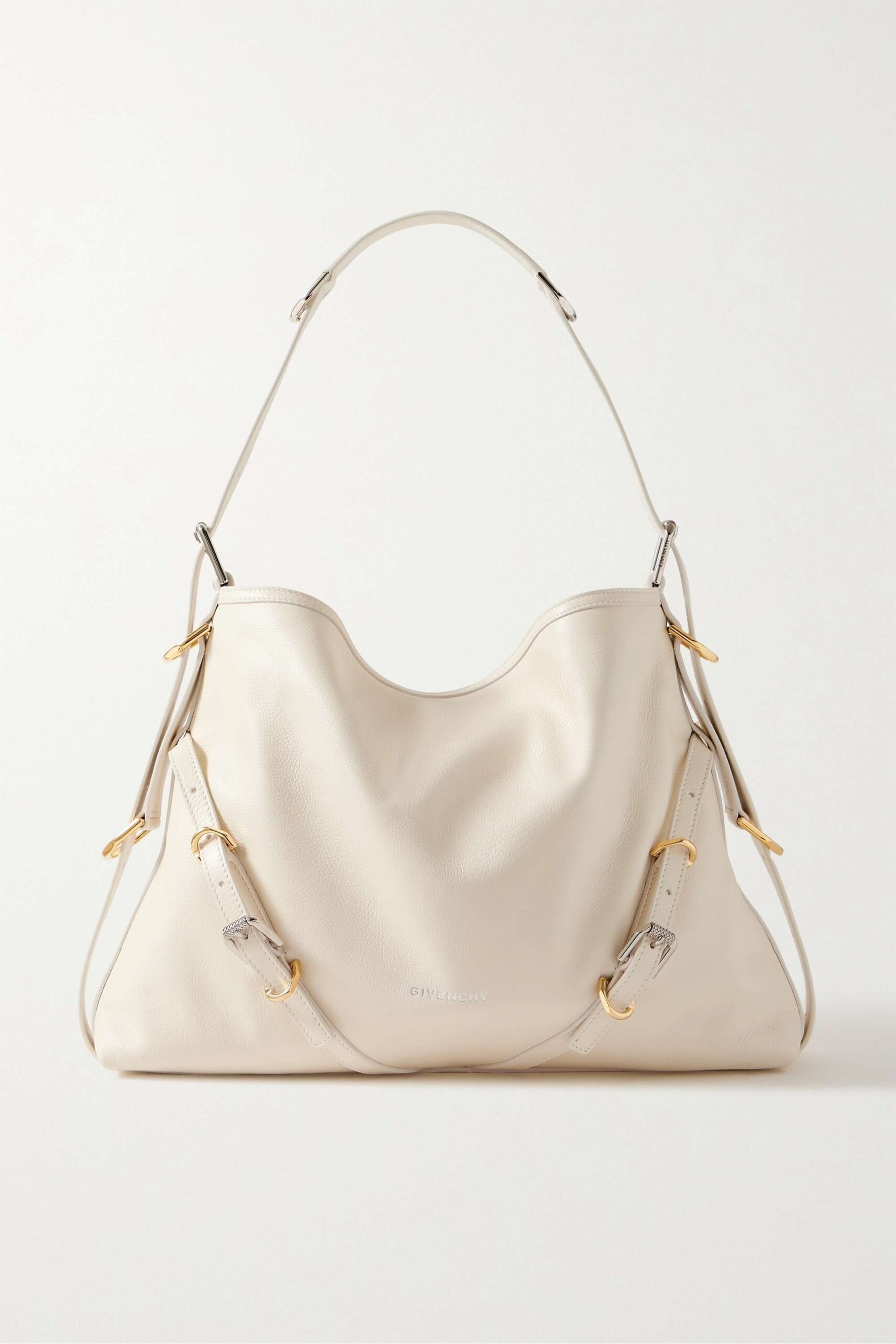 GIVENCHY Voyou Small Textured-leather Shoulder Bag - We Select Dresses