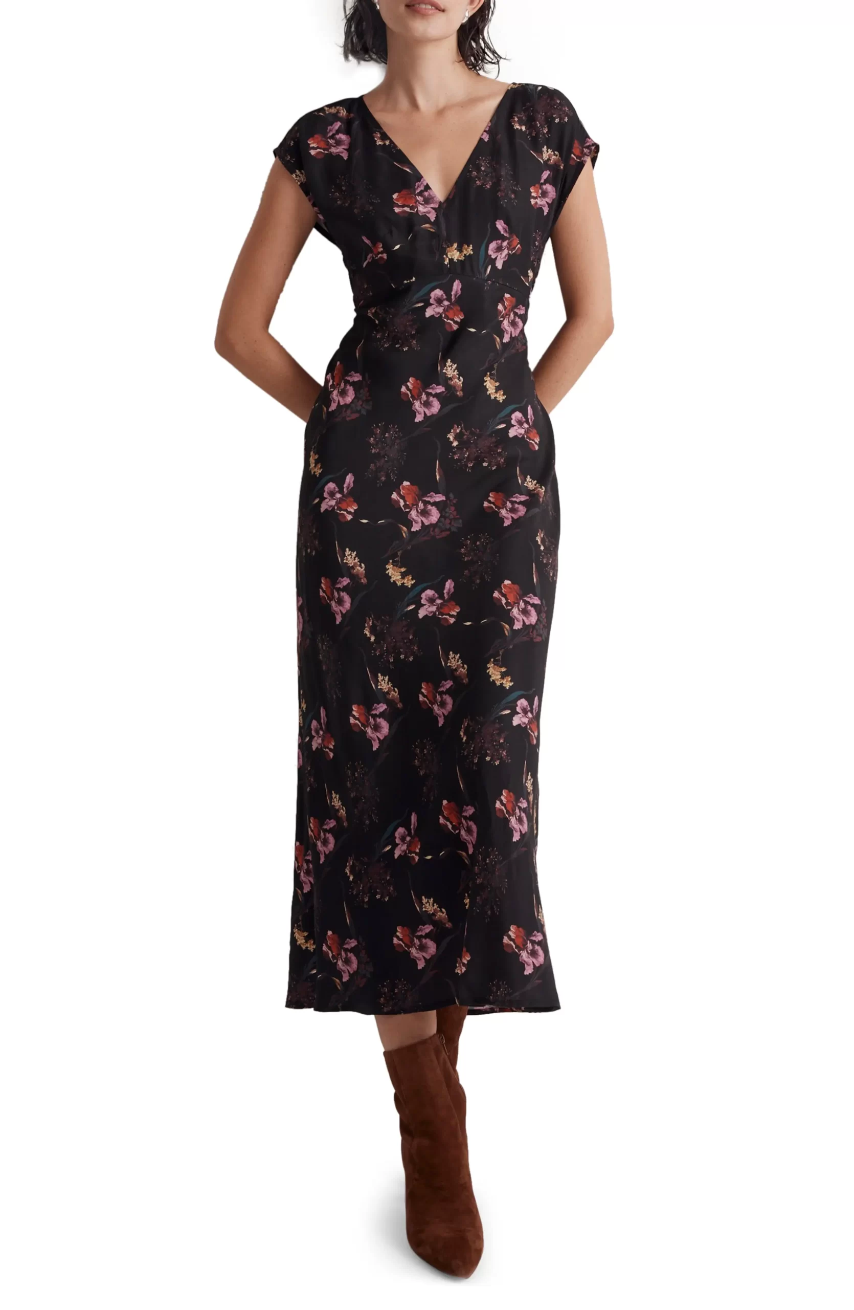 MADEWELL V-Neck Midi Dress - We Select Dresses