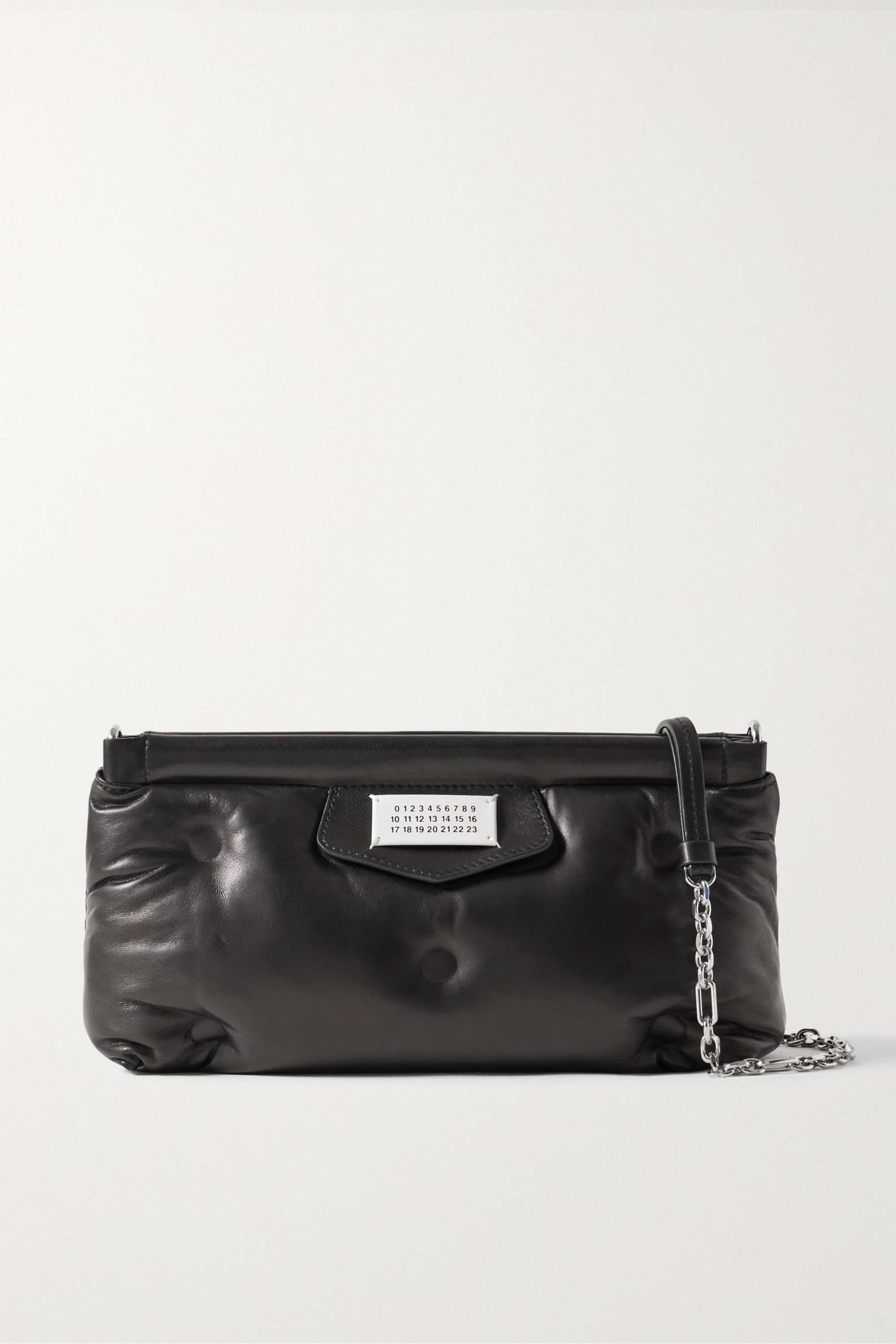 MAISON MARGIELA Glam Slam Padded Quilted Leather Clutch - We Select Dresses