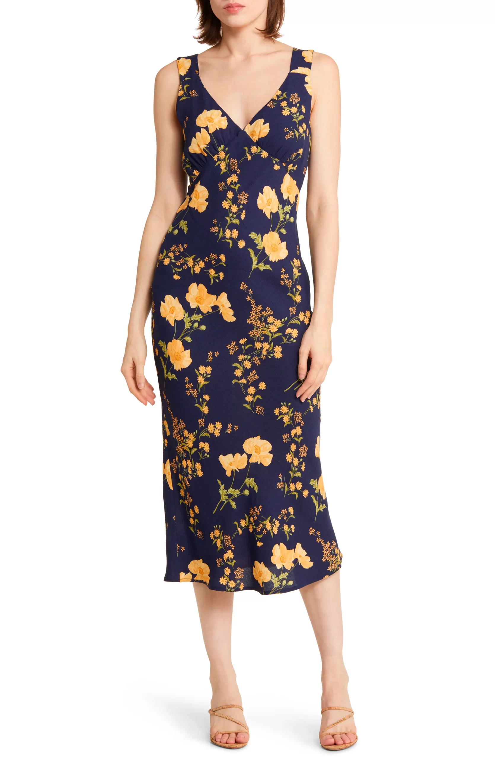 REFORMATION Beauden Floral Print Sleeveless Maxi Dress - We Select Dresses