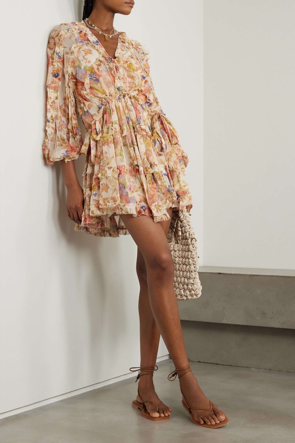 ZIMMERMANN Natura Midi Corset Dress - We Select Dresses