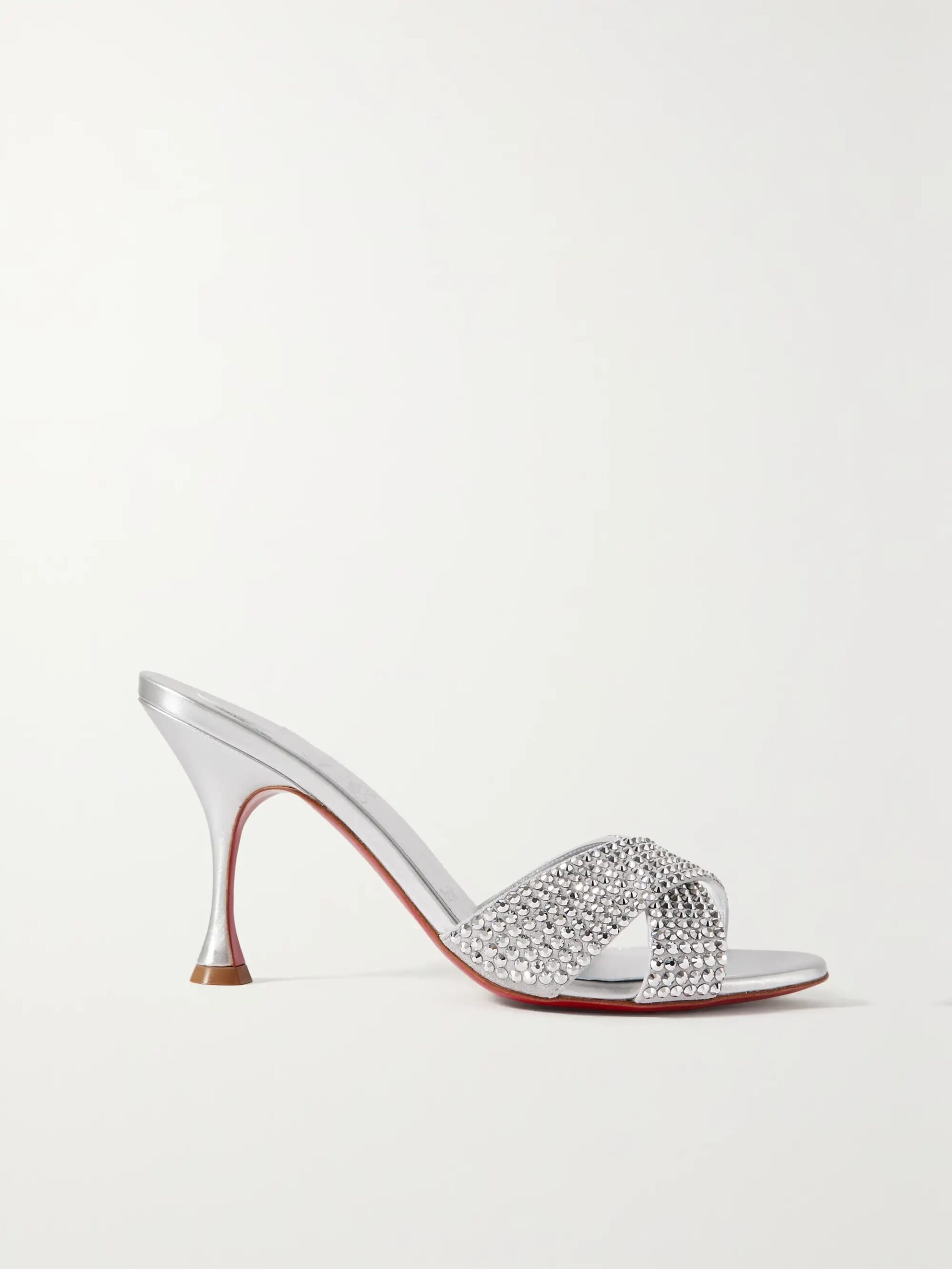 CHRISTIAN LOUBOUTIN Mariza Is Back Strass 85 Crystal-embellished ...