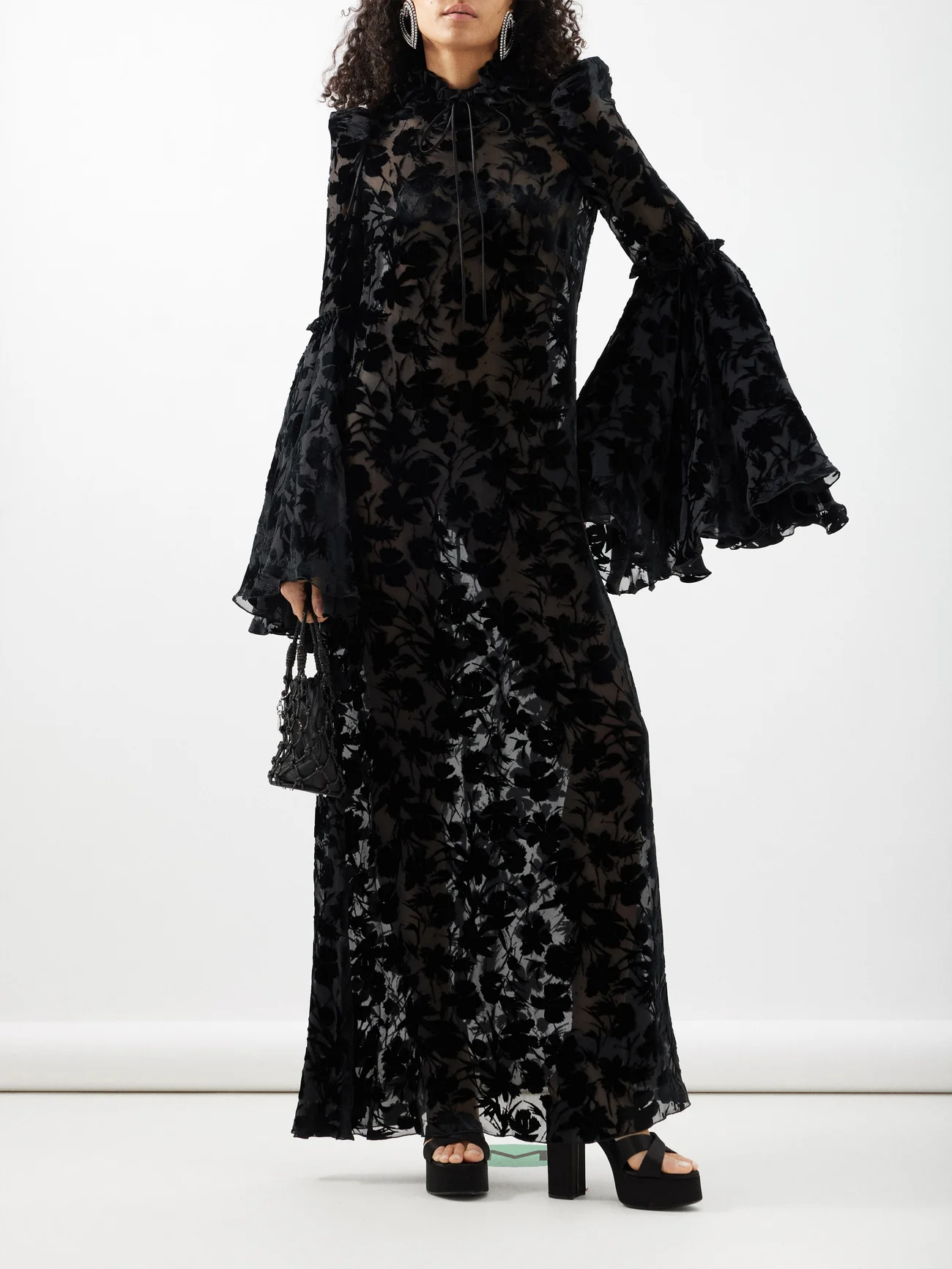 THE VAMPIRE’S WIFE The Lunar Velvet-devore Gown - We Select Dresses