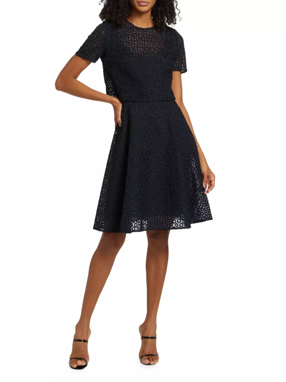 AKRIS Embroidered Floral Organza Dress - We Select Dresses