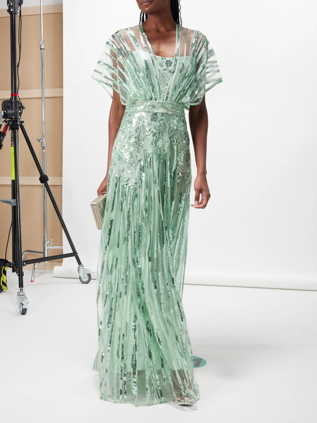 ELIE SAAB Floral-embroidered Tulle Gown - We Select Dresses