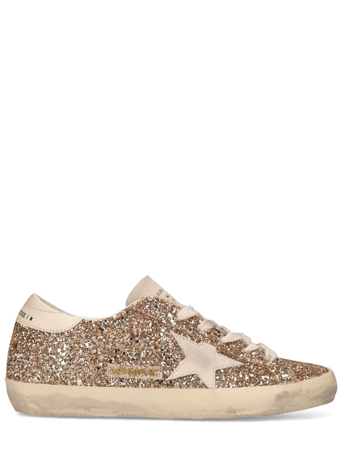 GOLDEN GOOSE Lvr Exclusive Super-star Glitter Sneaker - We Select Dresses