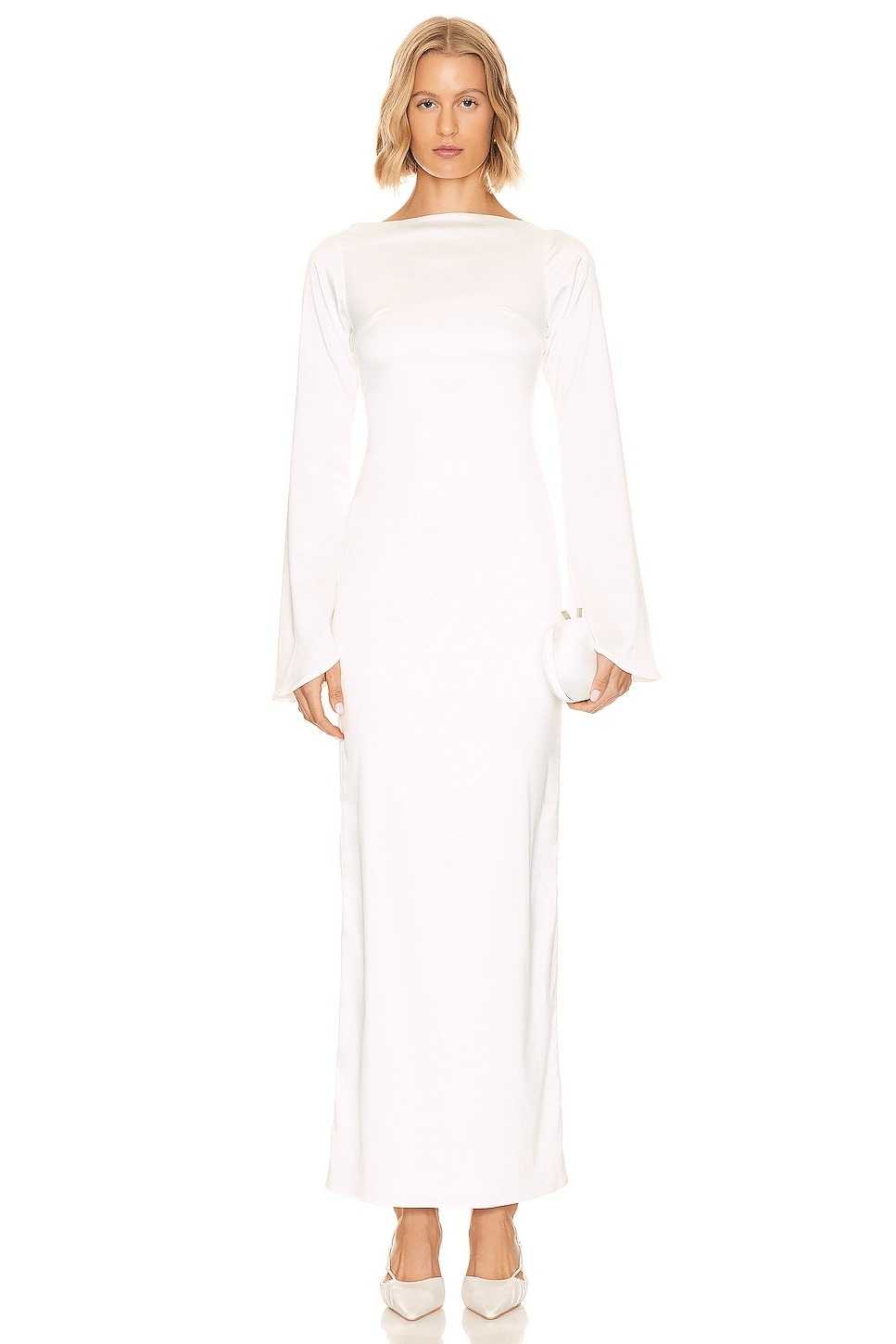 KHANUMS Pearl And Gold Bead Detail Keidi Dress - We Select Dresses
