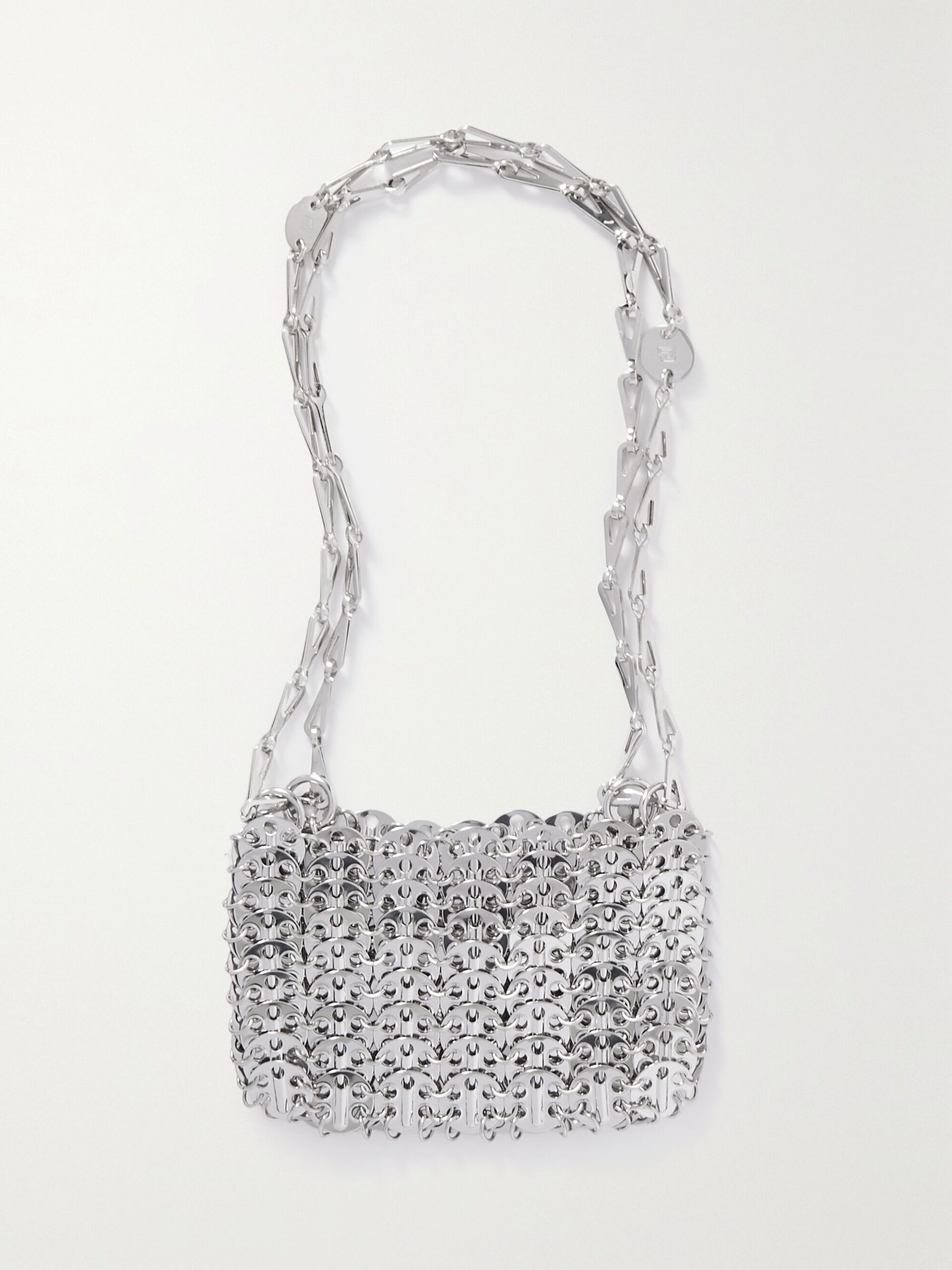 PACO RABANNE 1969 Nano Chainmail Shoulder Bag - We Select Dresses