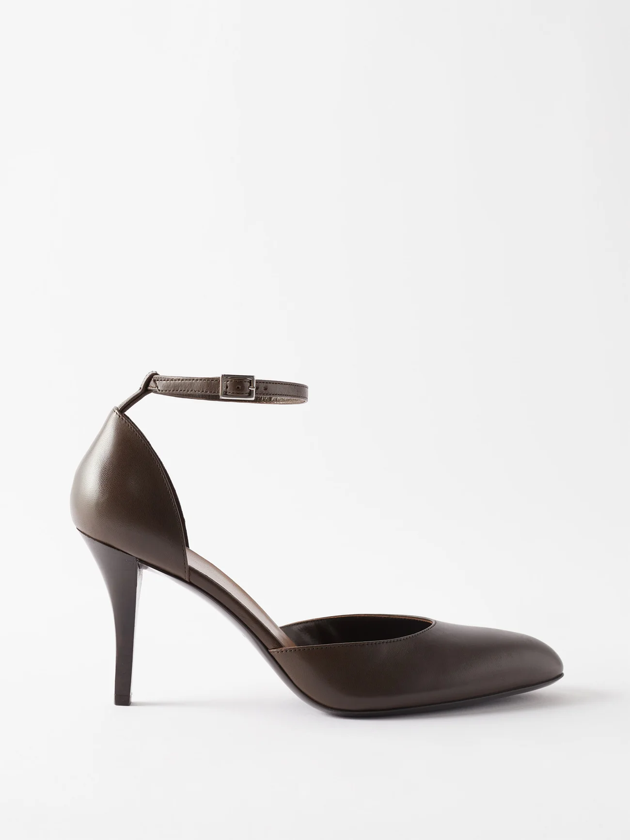 THE ROW Demi 80 Leather Pumps - We Select Dresses