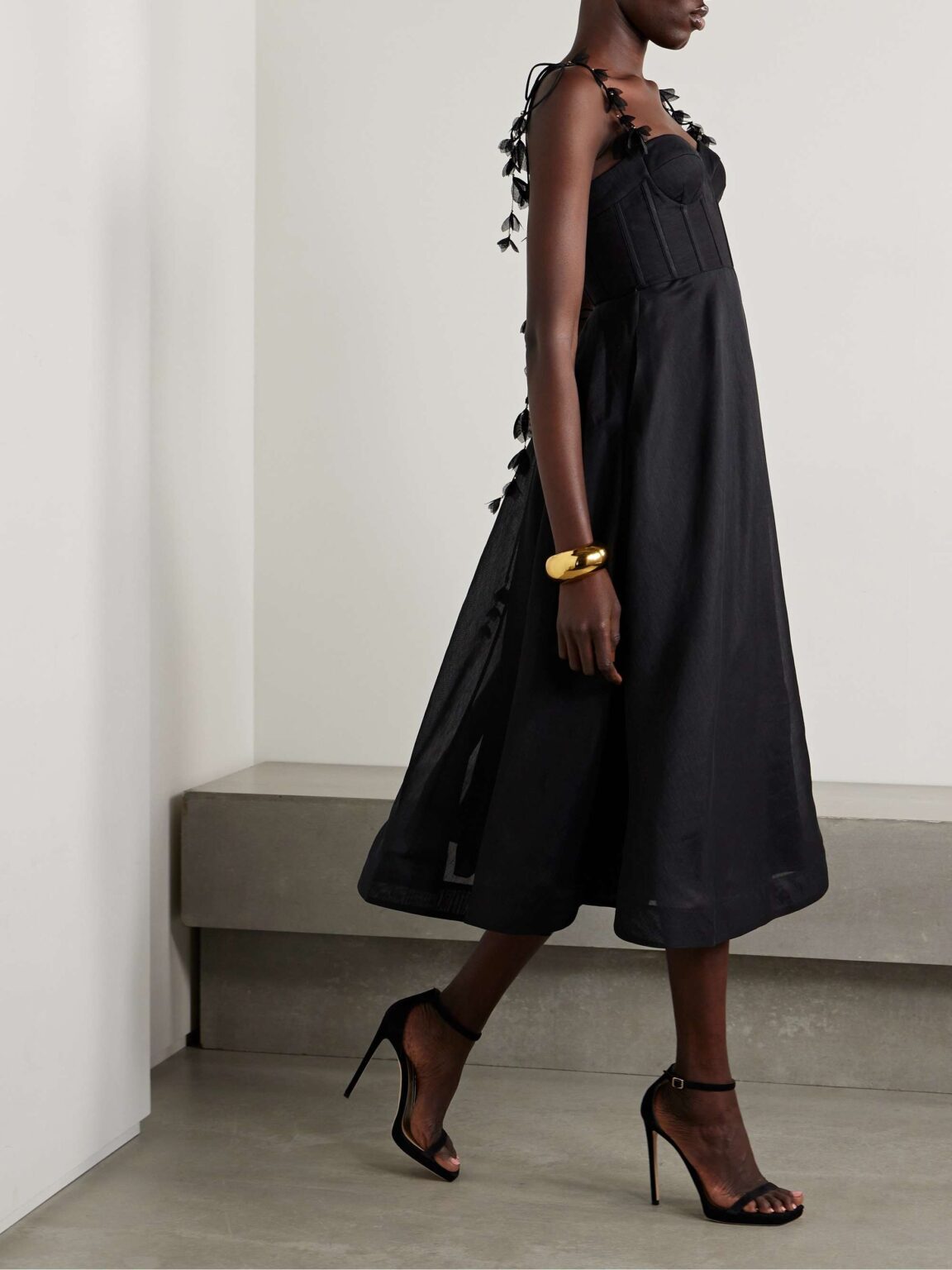 ZIMMERMANN Natura Midi Corset Dress - We Select Dresses