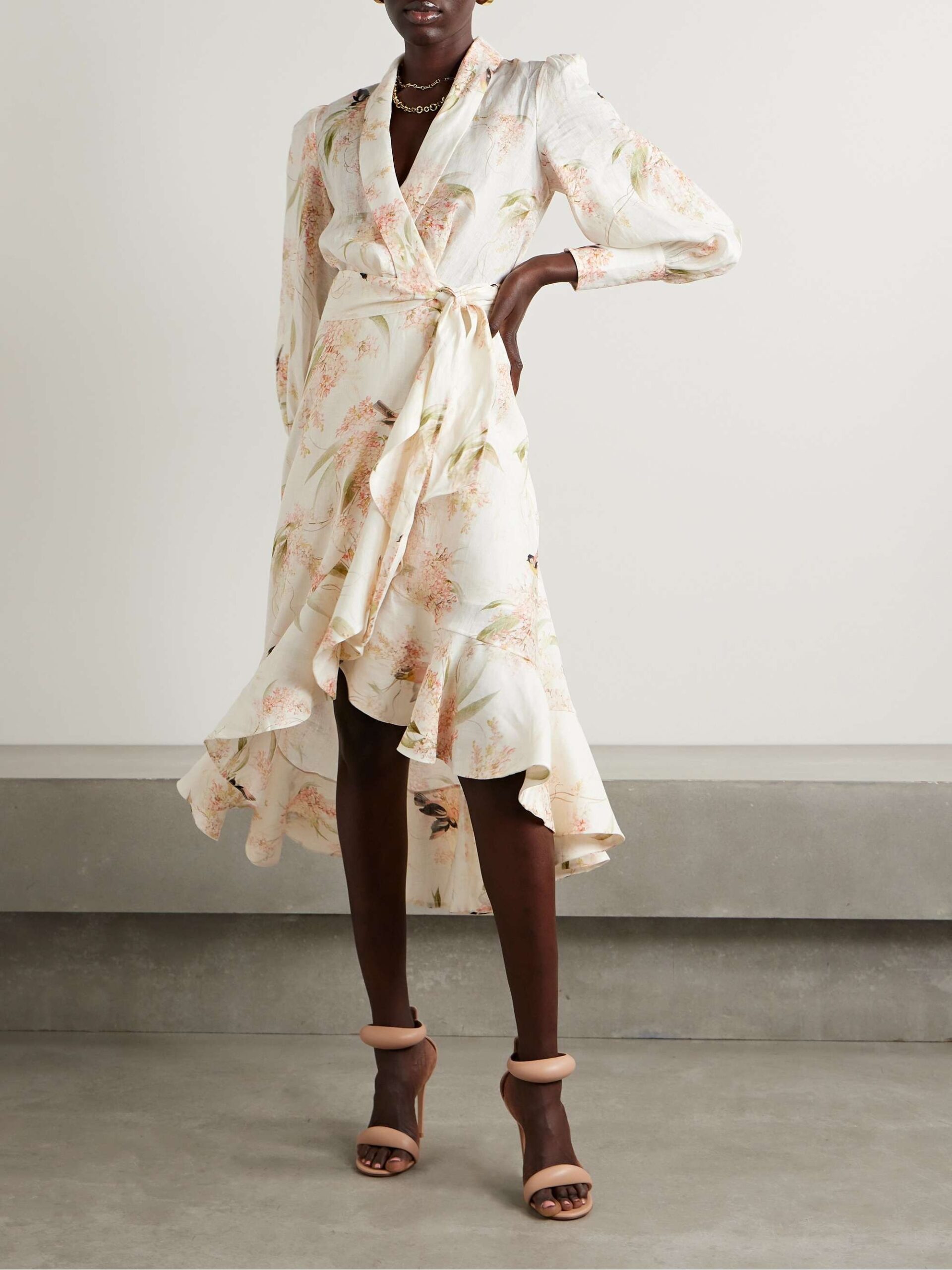 ZIMMERMANN Natura Midi Corset Dress - We Select Dresses