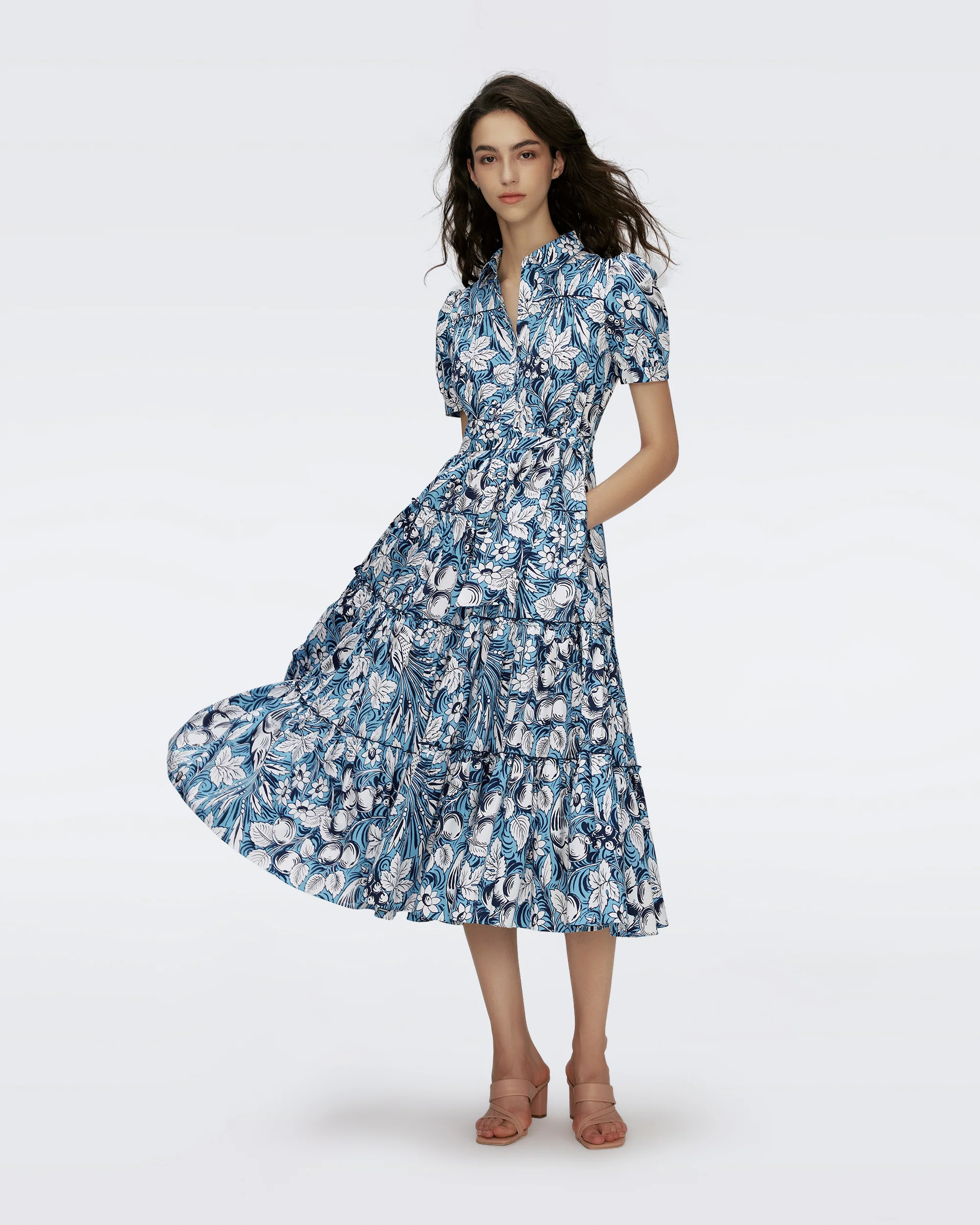 DVF Queena Cotton Dress - We Select Dresses