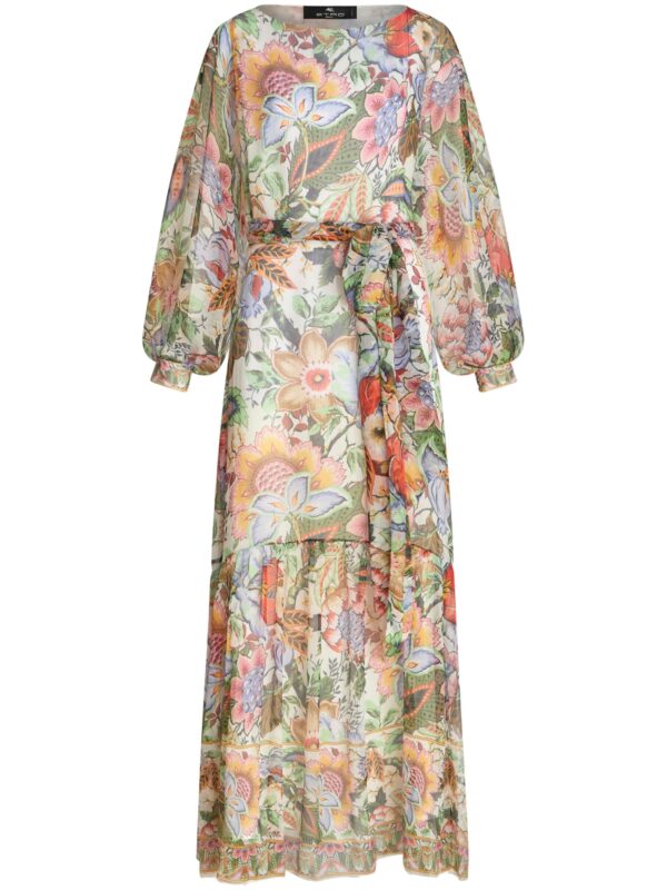 ETRO Floral-print Silk Dress - We Select Dresses