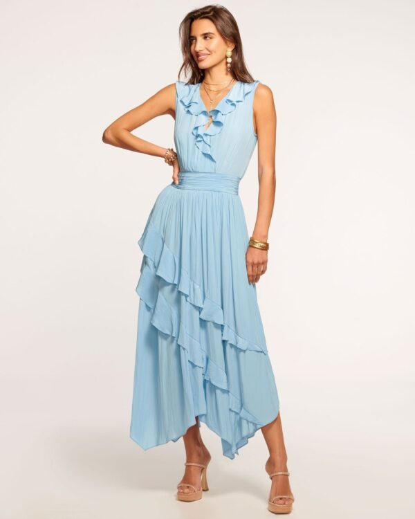 RAMY BROOK Hadlee Ruffled Midi Dress - We Select Dresses