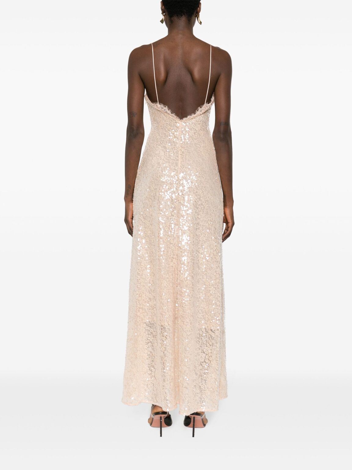 STAUD Kezia Sequinned Lace Dress - We Select Dresses