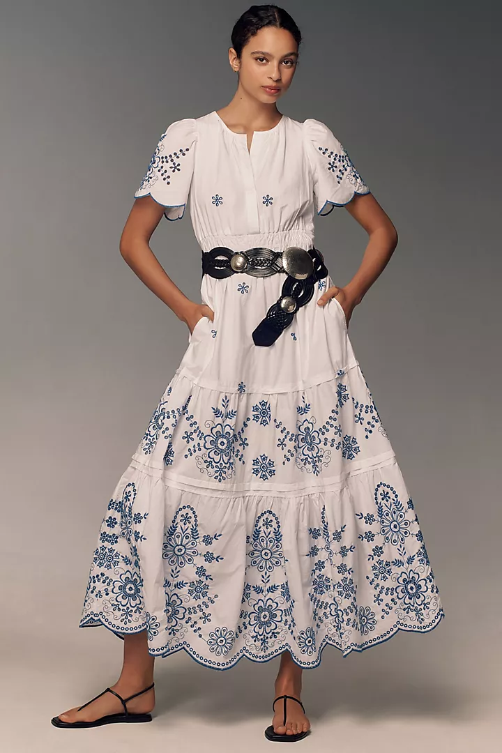 THE SOMERSET Eyelet Edition Maxi Dress - We Select Dresses