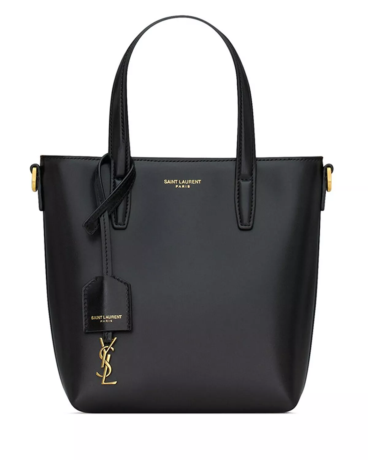 SAINT LAURENT Toy Shopping in Box Leather Bag - We Select Dresses