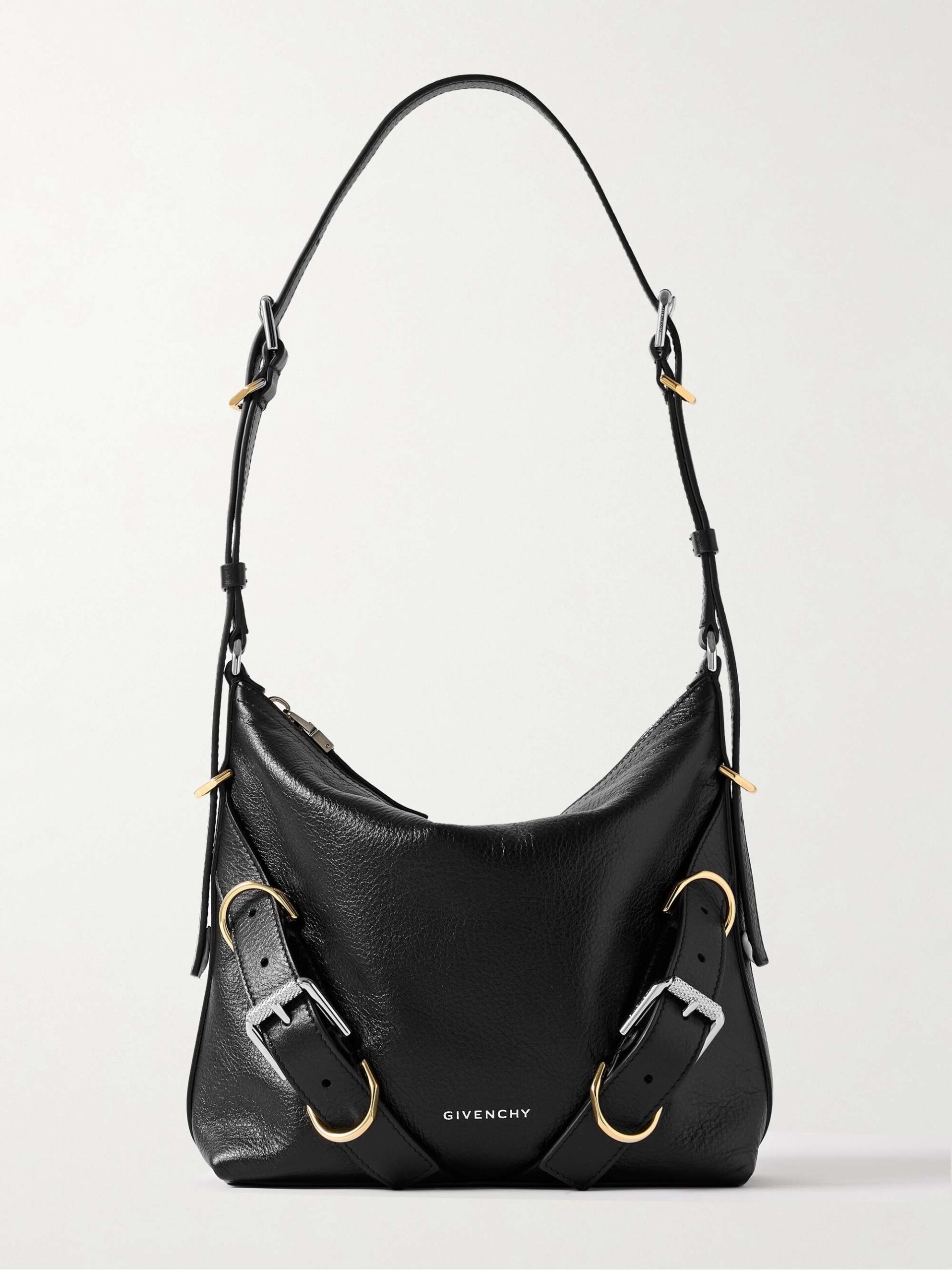 GIVENCHY Voyou Small Textured-leather Shoulder Bag - We Select Dresses