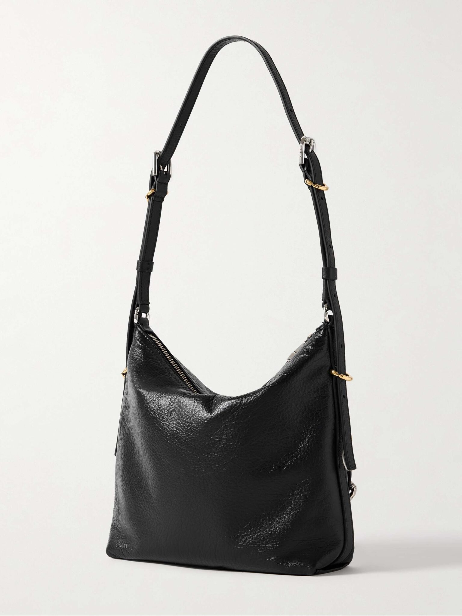 GIVENCHY Voyou Small Textured-leather Shoulder Bag - We Select Dresses