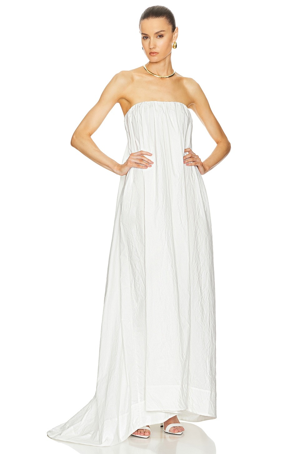 HELSA Crinkle Pleated Gown - We Select Dresses