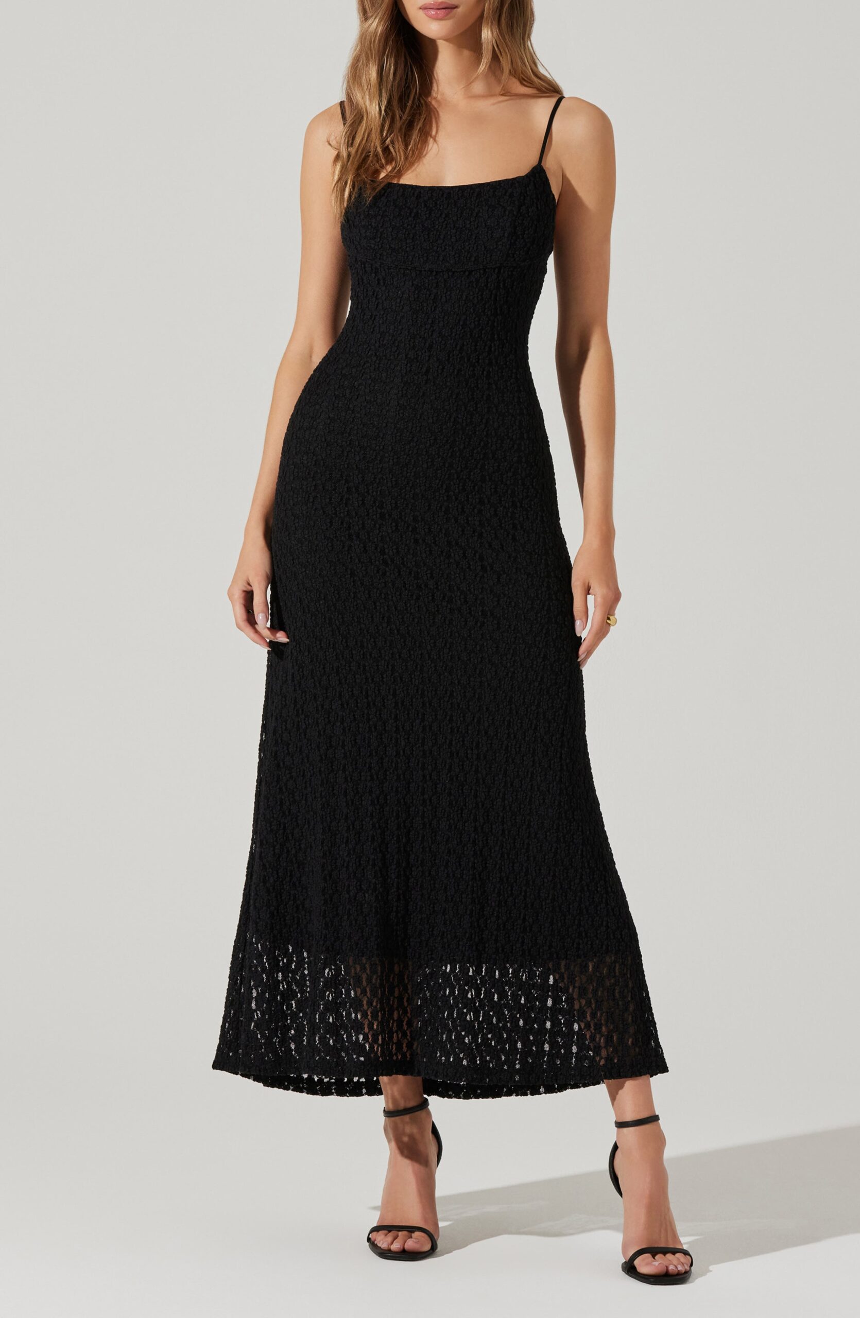 ASTR THE LABEL Renaisse Open Stitch Dress - We Select Dresses