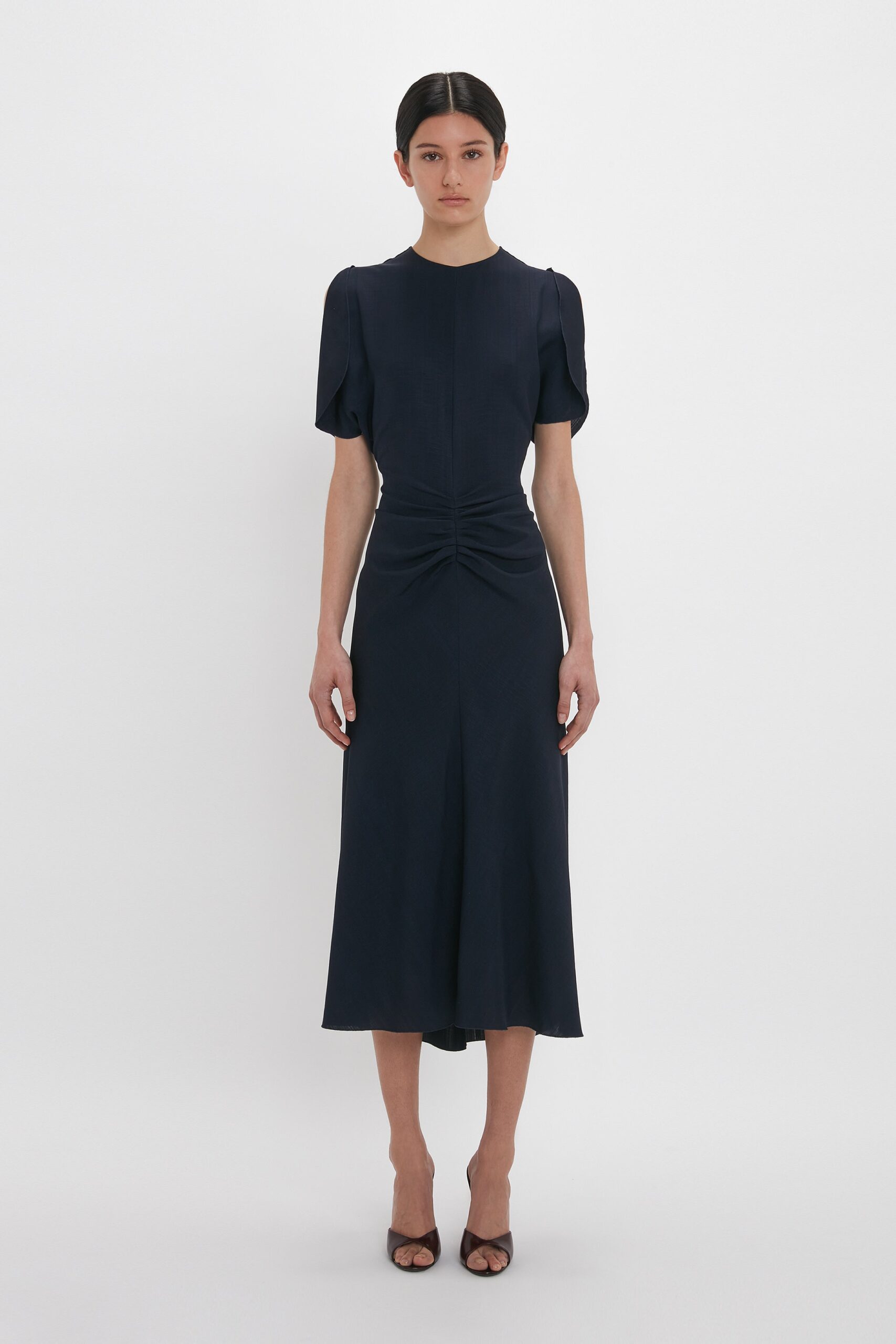 VICTORIA BECKHAM Gathered Tulle Dress - We Select Dresses