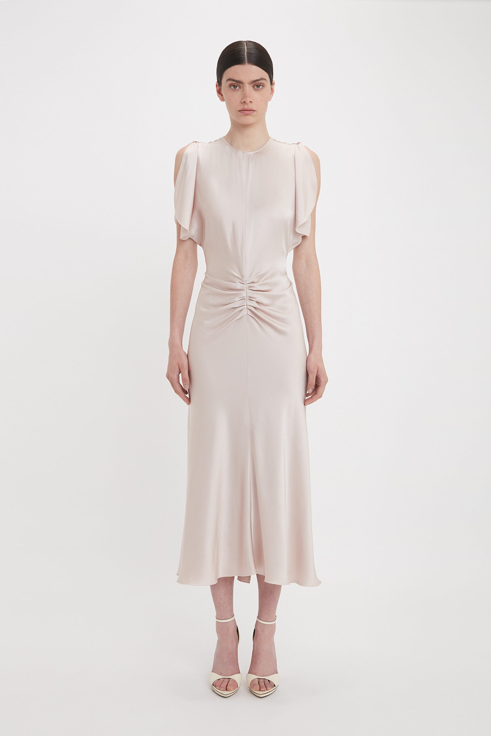 VICTORIA BECKHAM Gathered Tulle Dress - We Select Dresses