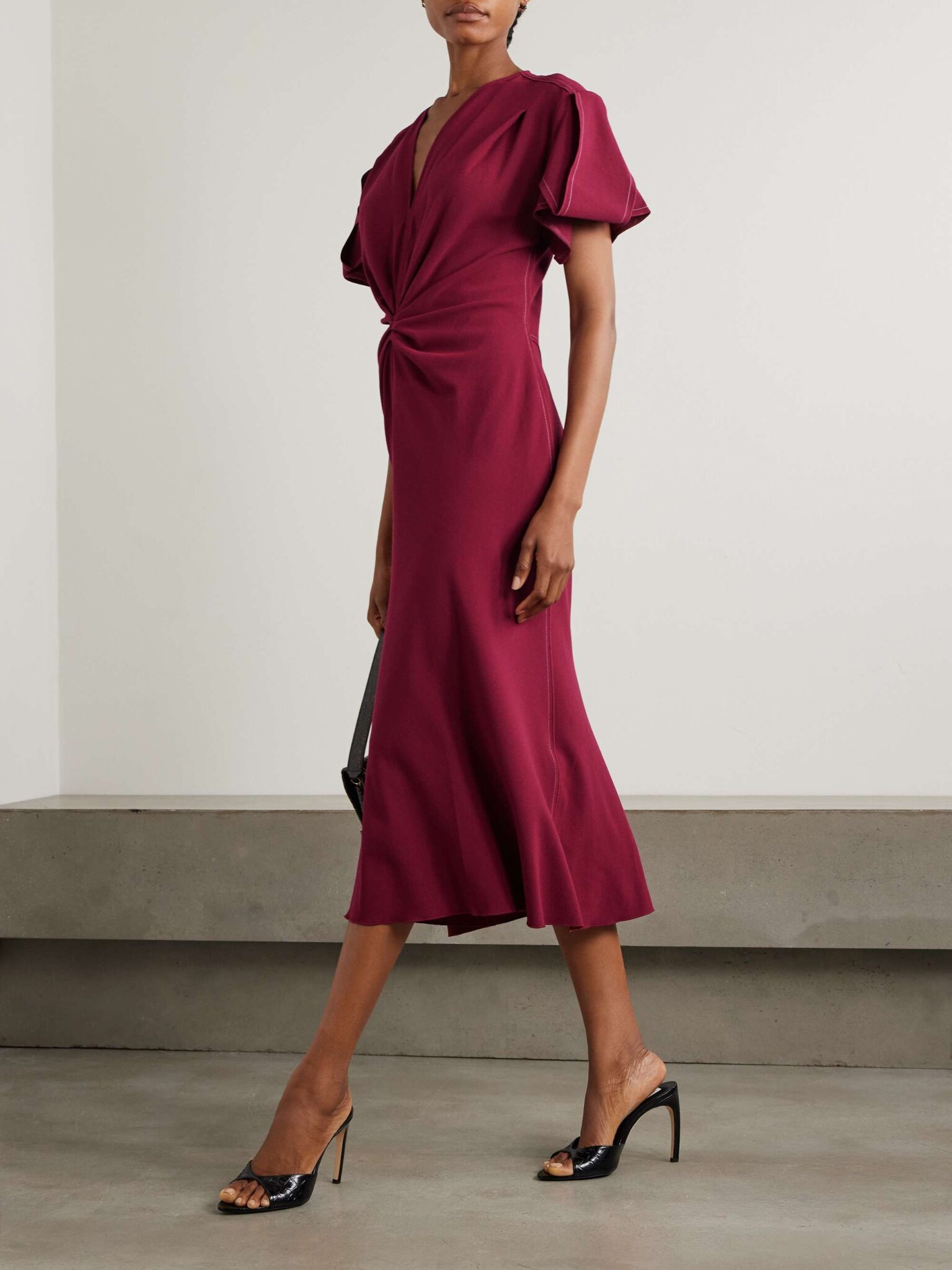 VICTORIA BECKHAM Gathered Tulle Dress - We Select Dresses