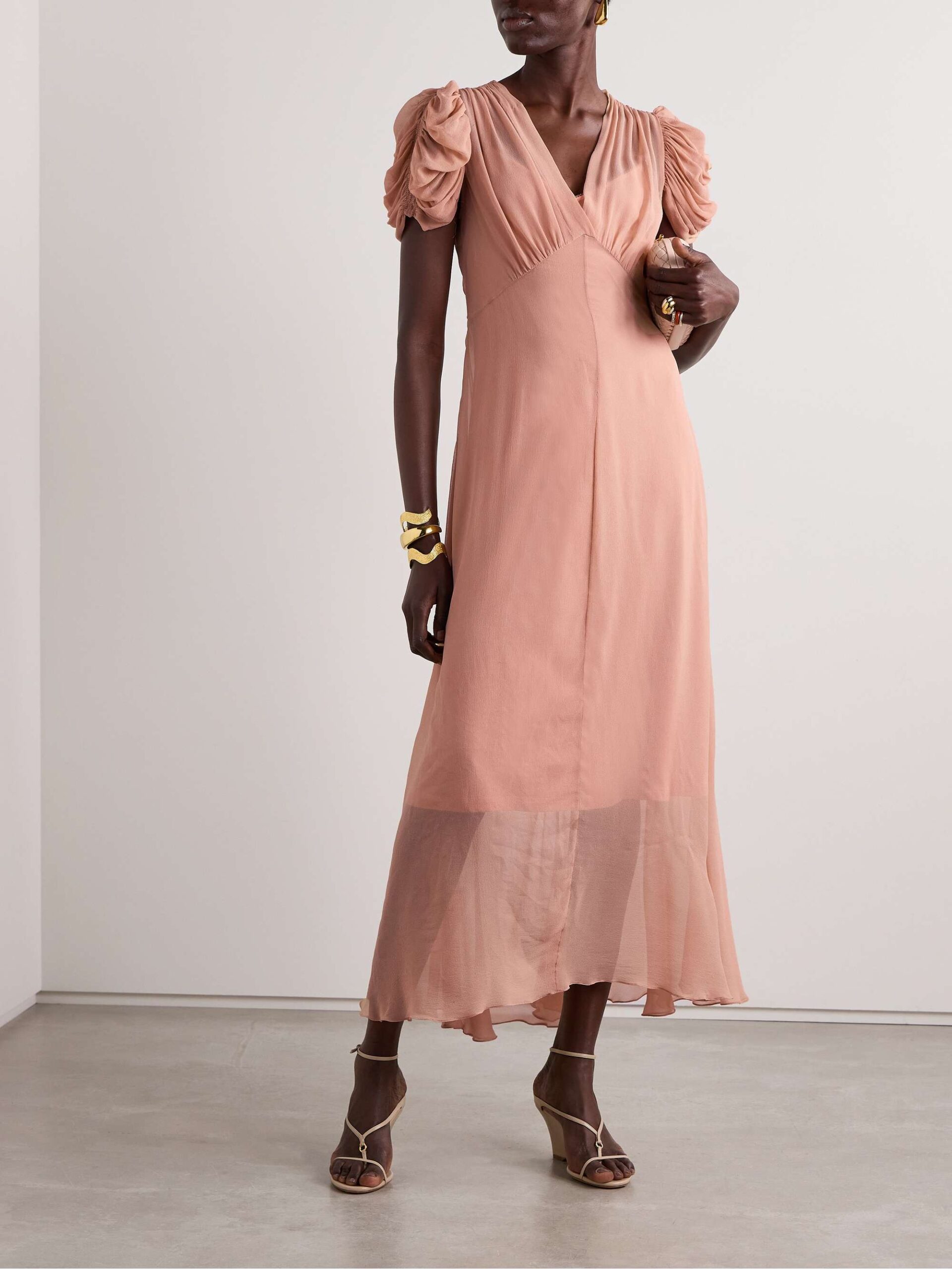 ZIMMERMANN Petals Linen & Silk Corset Gown - We Select Dresses