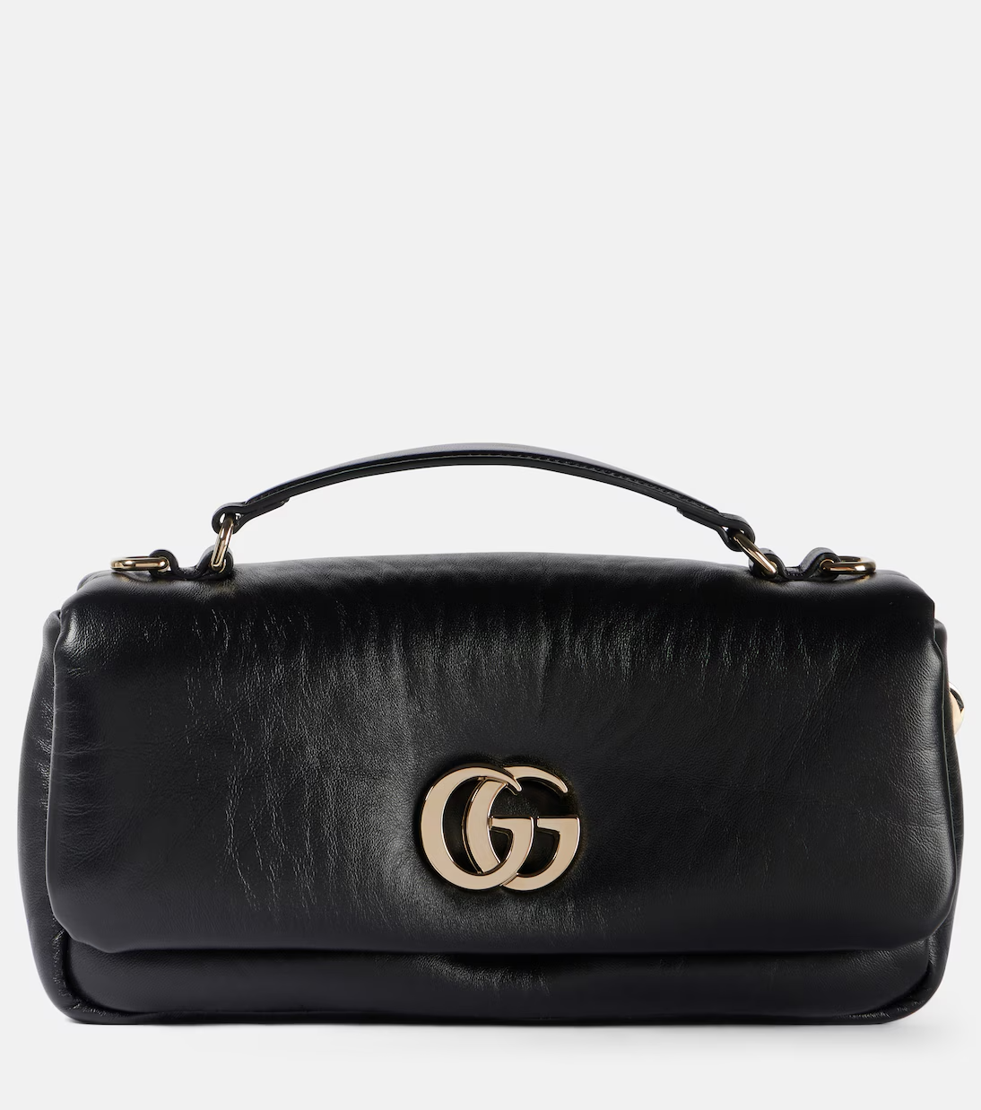 GUCCI Double G Leather Crossbody Bag - We Select Dresses