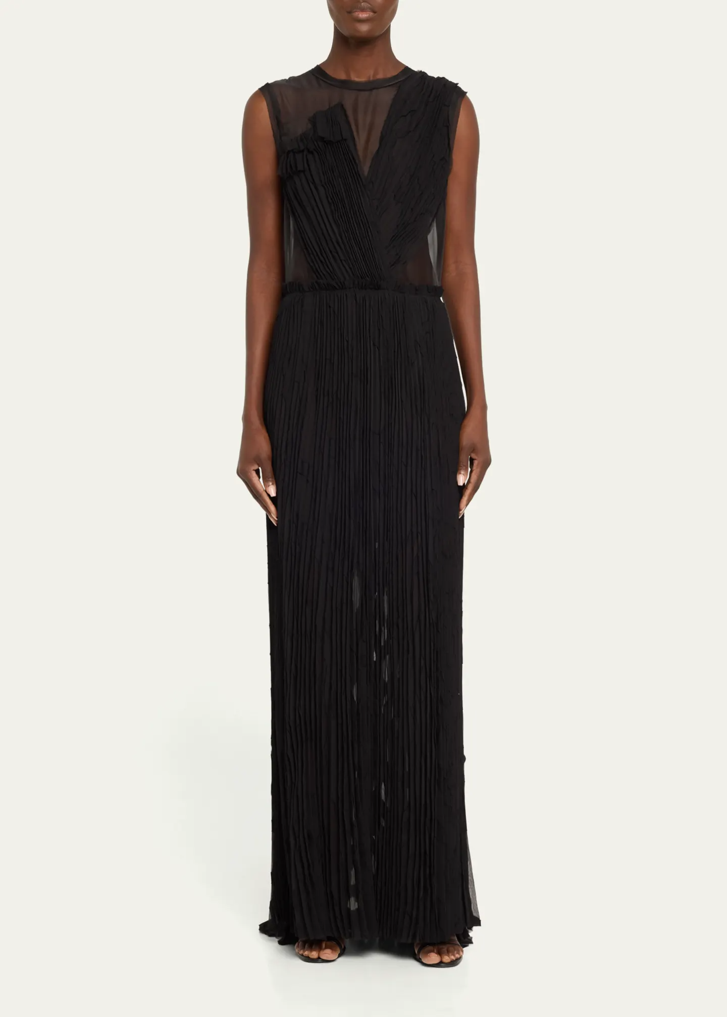 JASON WU Tree Fil Coupe Pleated Applique Dress - We Select Dresses