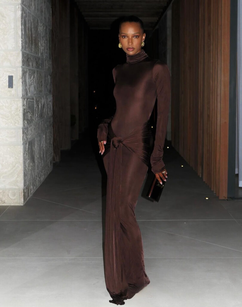 Jasmine Tookes's Dress Style Is The Theme For Fall