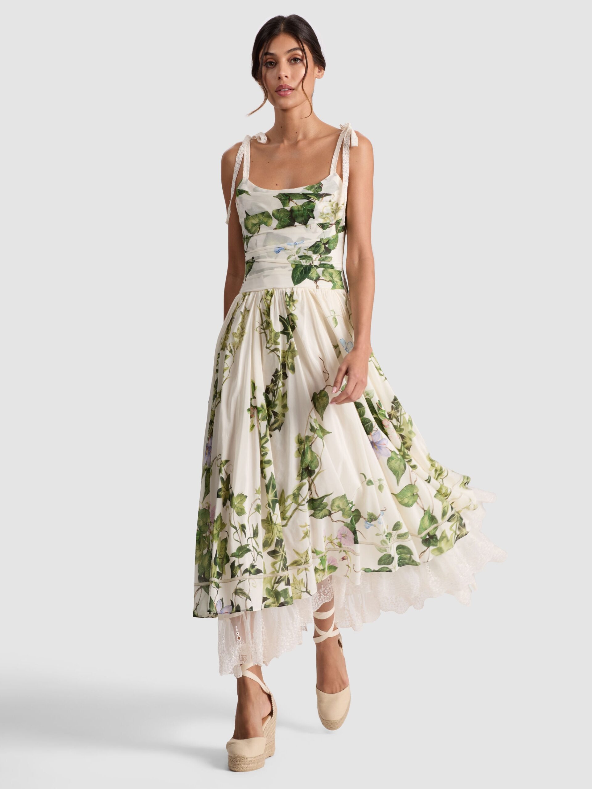 ALICE + OLIVIA Haven Flared Midi Dress - We Select Dresses
