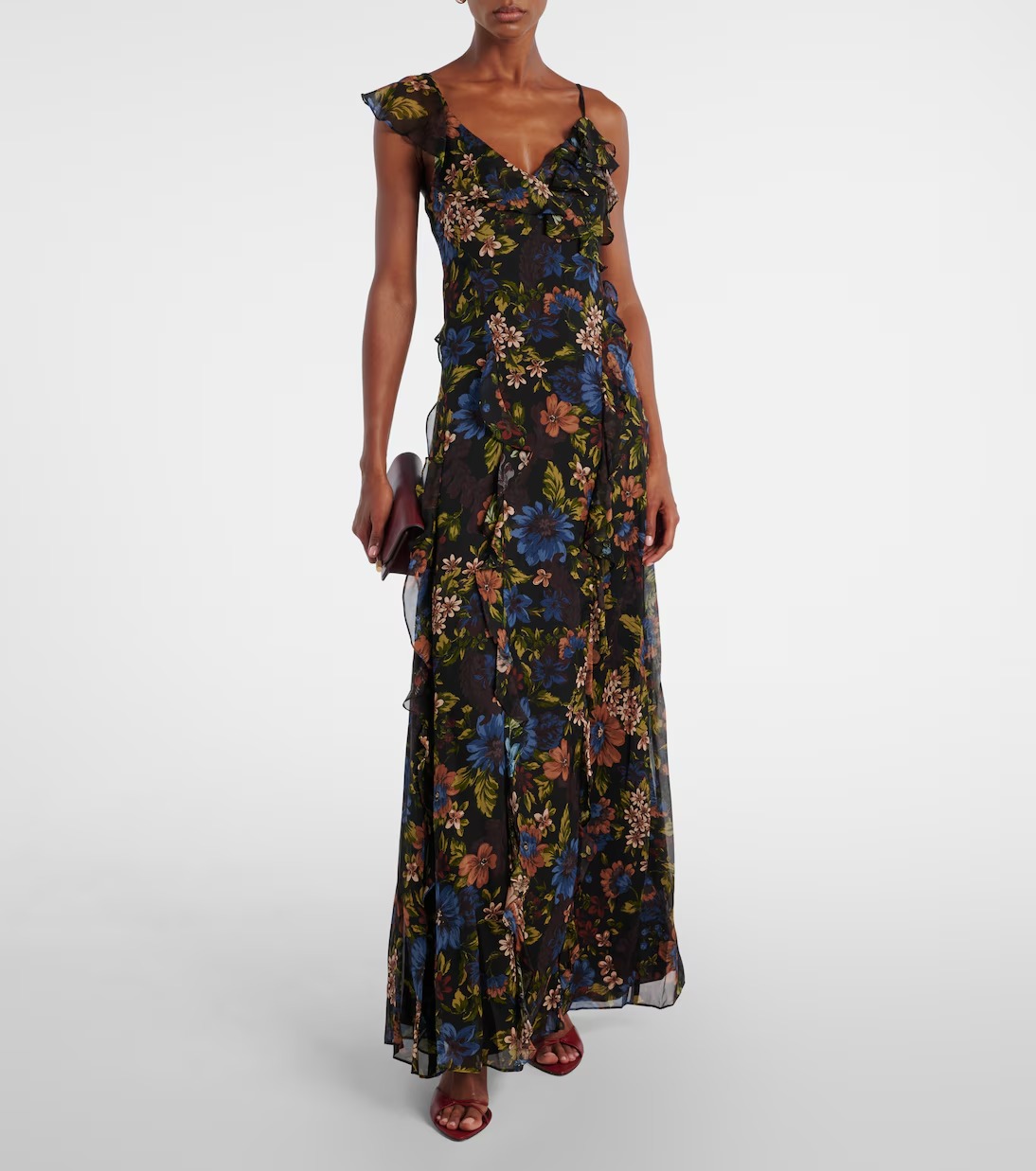 VERONICA BEARD Bixie Stretch-Silk Slip Dress - We Select Dresses